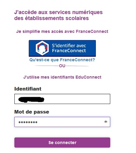 Activation compte Educonnect élève - Actualités récentes - COLLEGE ...
